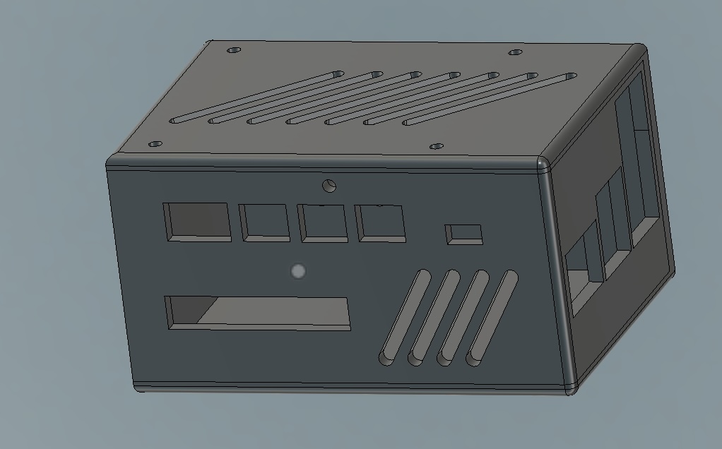 Case for Raspberry Pi 5 with MacArthur HAT and bottom NVME par Ozoner ...