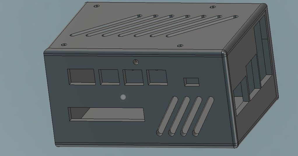 Case for Raspberry Pi 5 with MacArthur HAT and bottom NVME par Ozoner ...