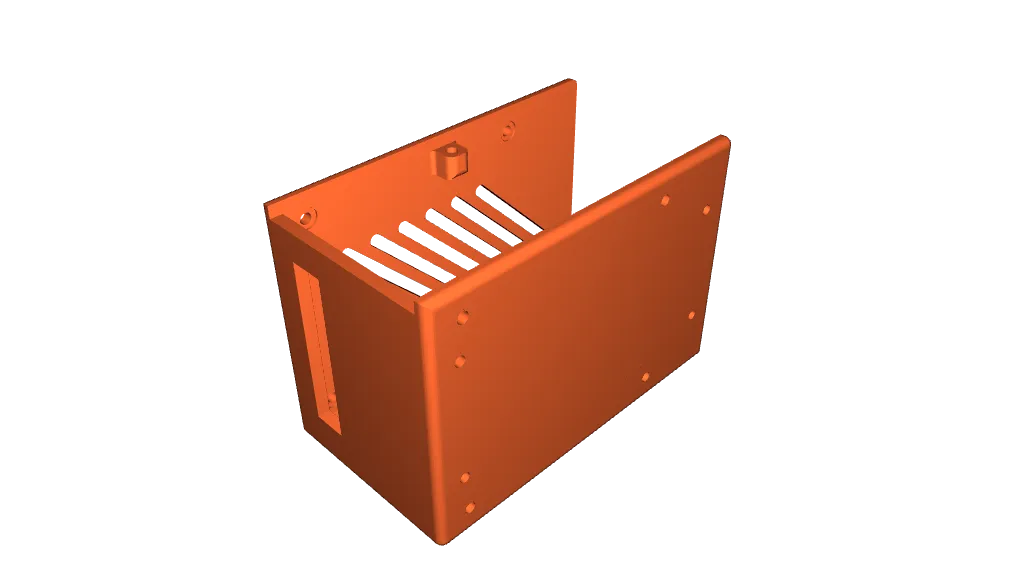 Case for Raspberry Pi 5 with MacArthur HAT and bottom NVME by Ozoner ...