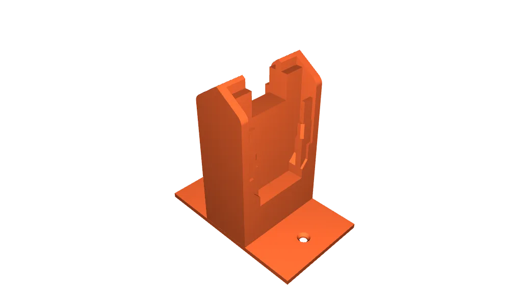 Vertical Dual DeWalt Battery Mount by Rob Kenny | Download free STL ...