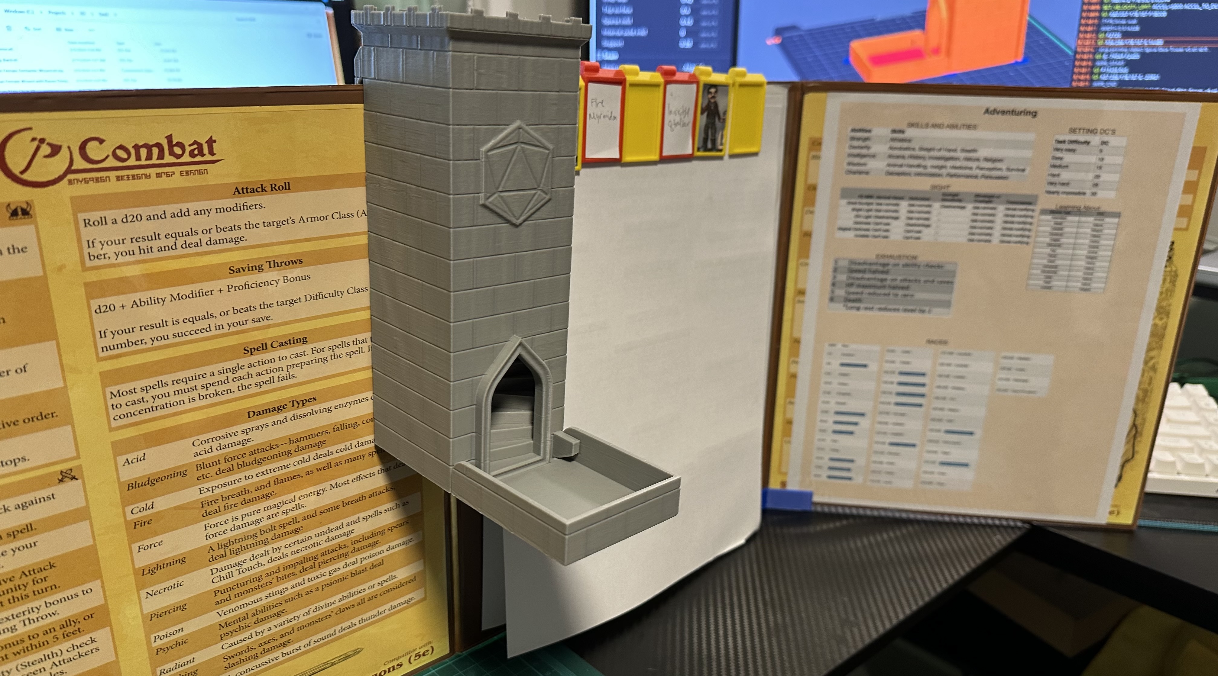 DM Screen Dice Tower II by finntasticg | Download free STL model ...