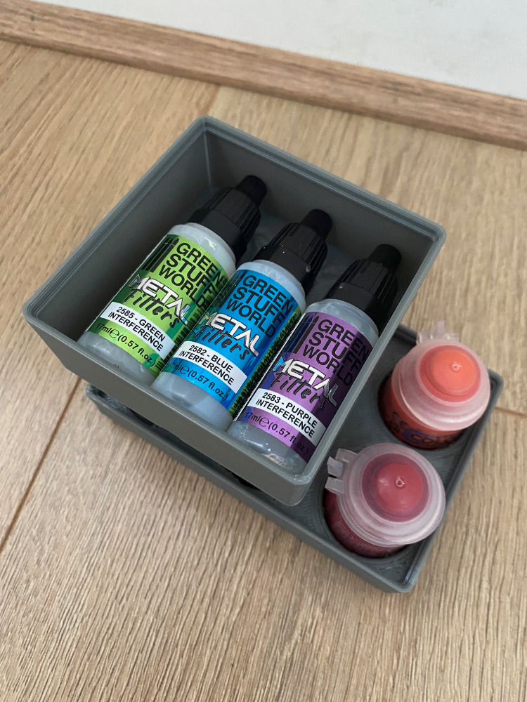 Green Stuff World Paint - Gridfinity 2x2 paint storage - REMIX ...