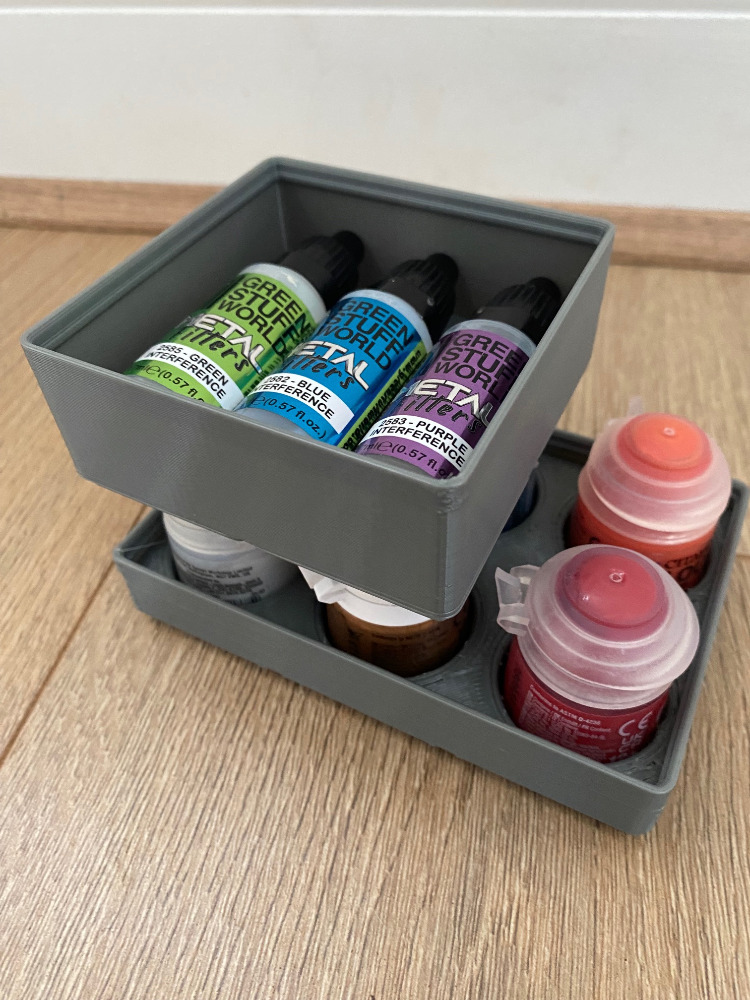 Green Stuff World Paint - Gridfinity 2x2 paint storage - REMIX ...