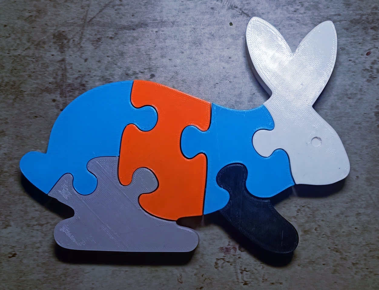 Easter Rabbit Puzzle by Ts3D | Download free STL model | Printables.com