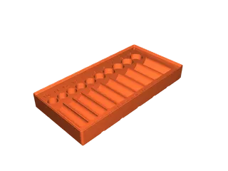 Gridfinity 3/8in Metric Socket Holder 10-19mm by Jake Hunsaker ...