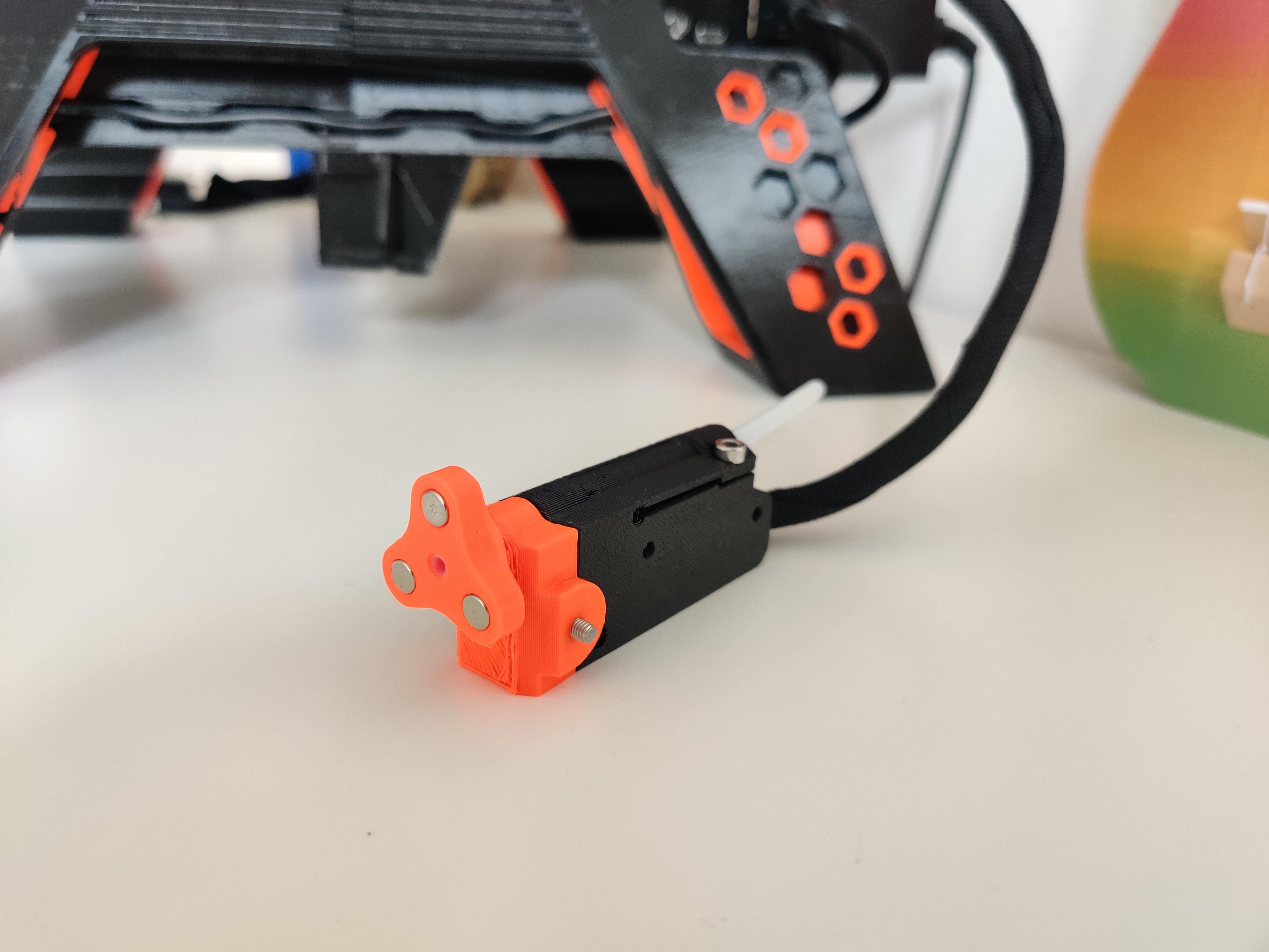 Magnetic PFTE coupler adapter for Prusa Mini filament sensor by ...