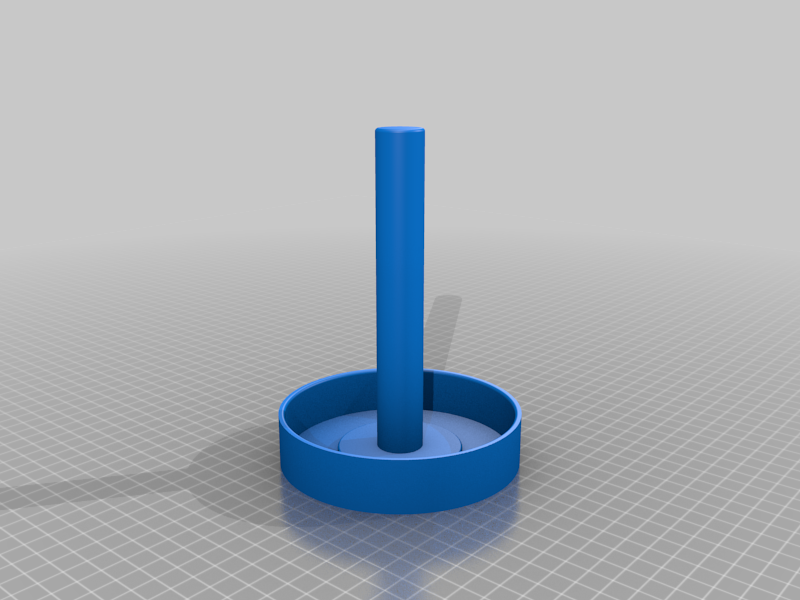 Mini spool holder with tray by oih | Download free STL model ...