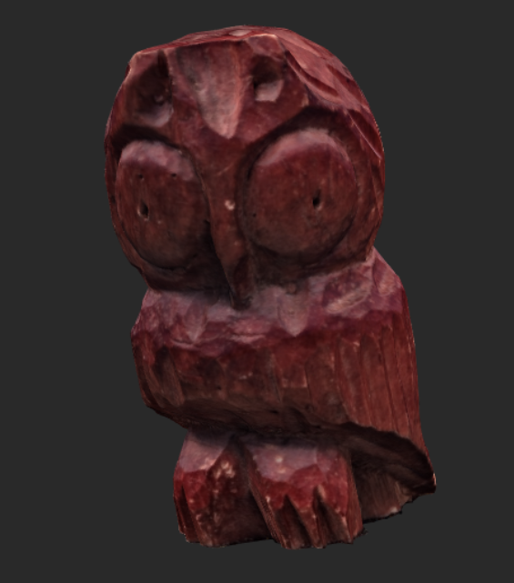 Miraco scan of hand-carved wooden owl by EvilH0mer | Download free STL ...