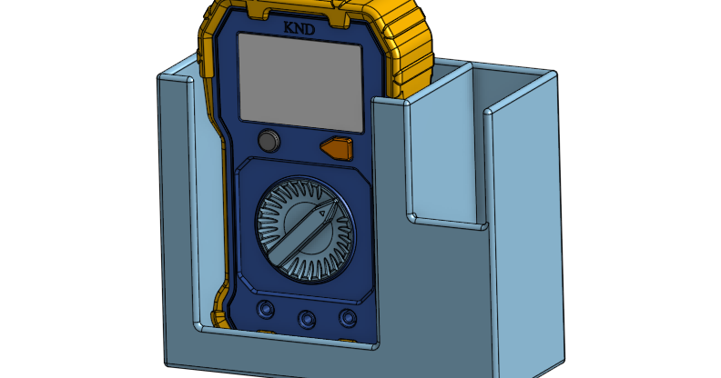 Multiboard multimeter mount by Warlock Til | Download free STL model ...