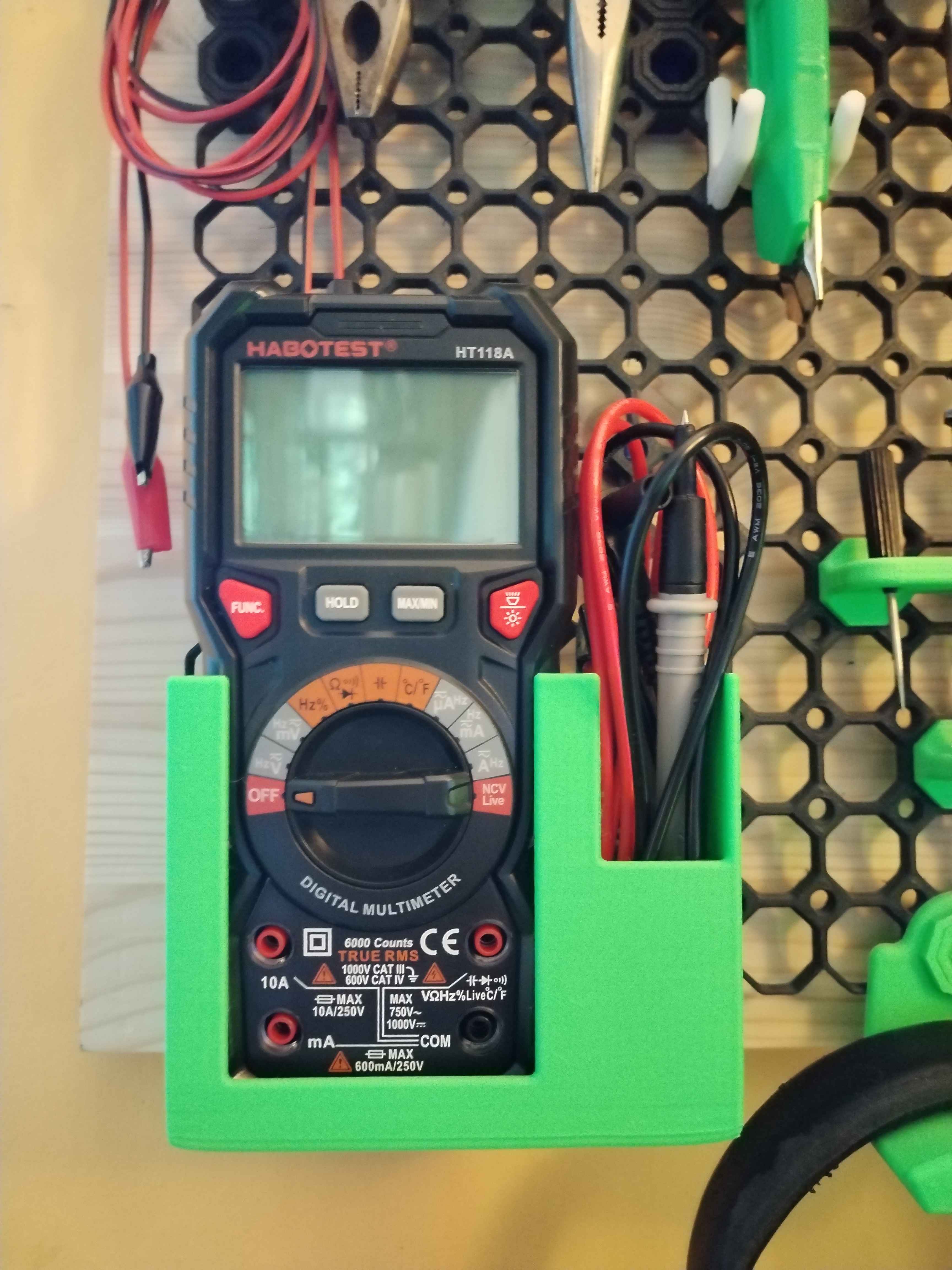 Multiboard multimeter mount by Warlock Til | Download free STL model ...