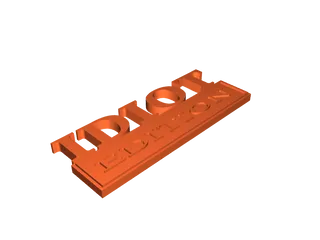 Idiot Edition Emblem by kent wilson | Download free STL model ...