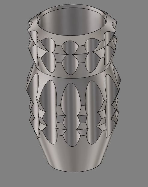 1st Attempt at creating a vase in Fusion 360 by jermaine | Download ...