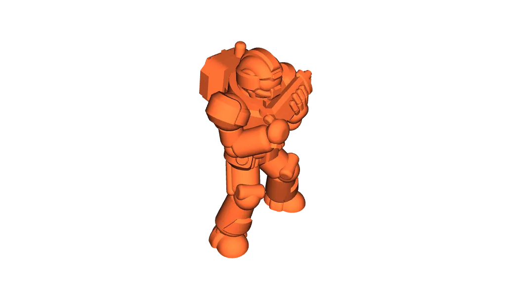 28mm Supportless Space Soldier by SkellifyMinis | Download free STL ...