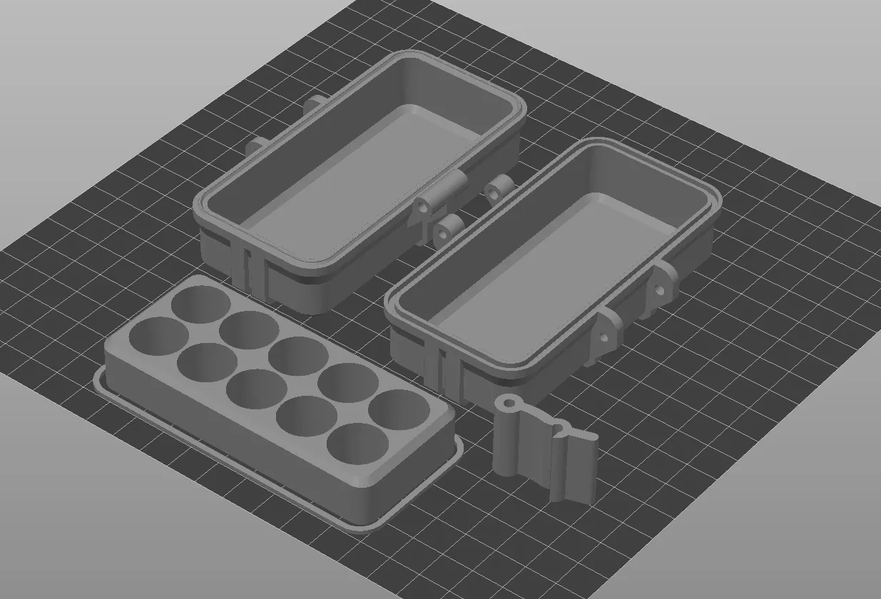 Parametric Rugged Box for 3ml Vials by MB32 | Download free STL model ...