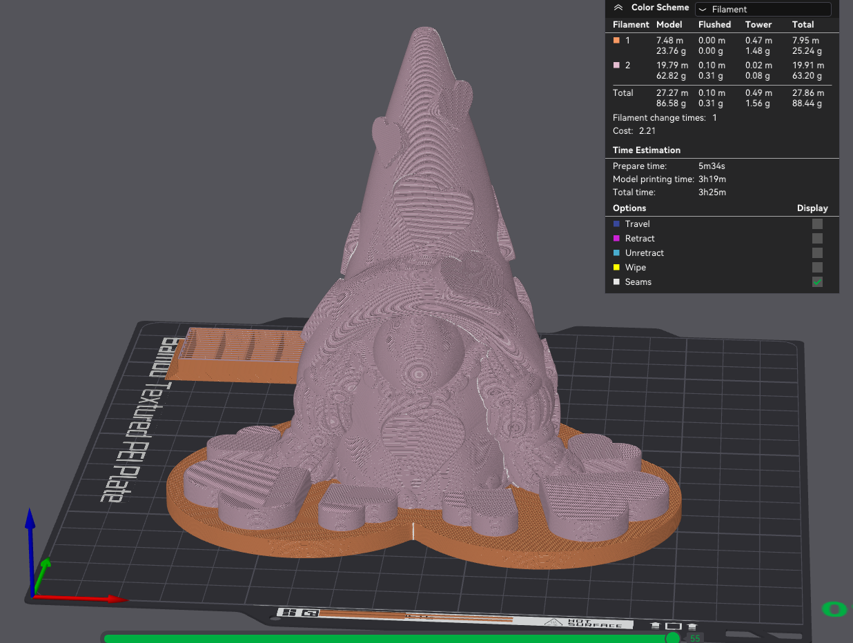 Heart Theme Girl Gnome by FunFam3D | Download free STL model ...