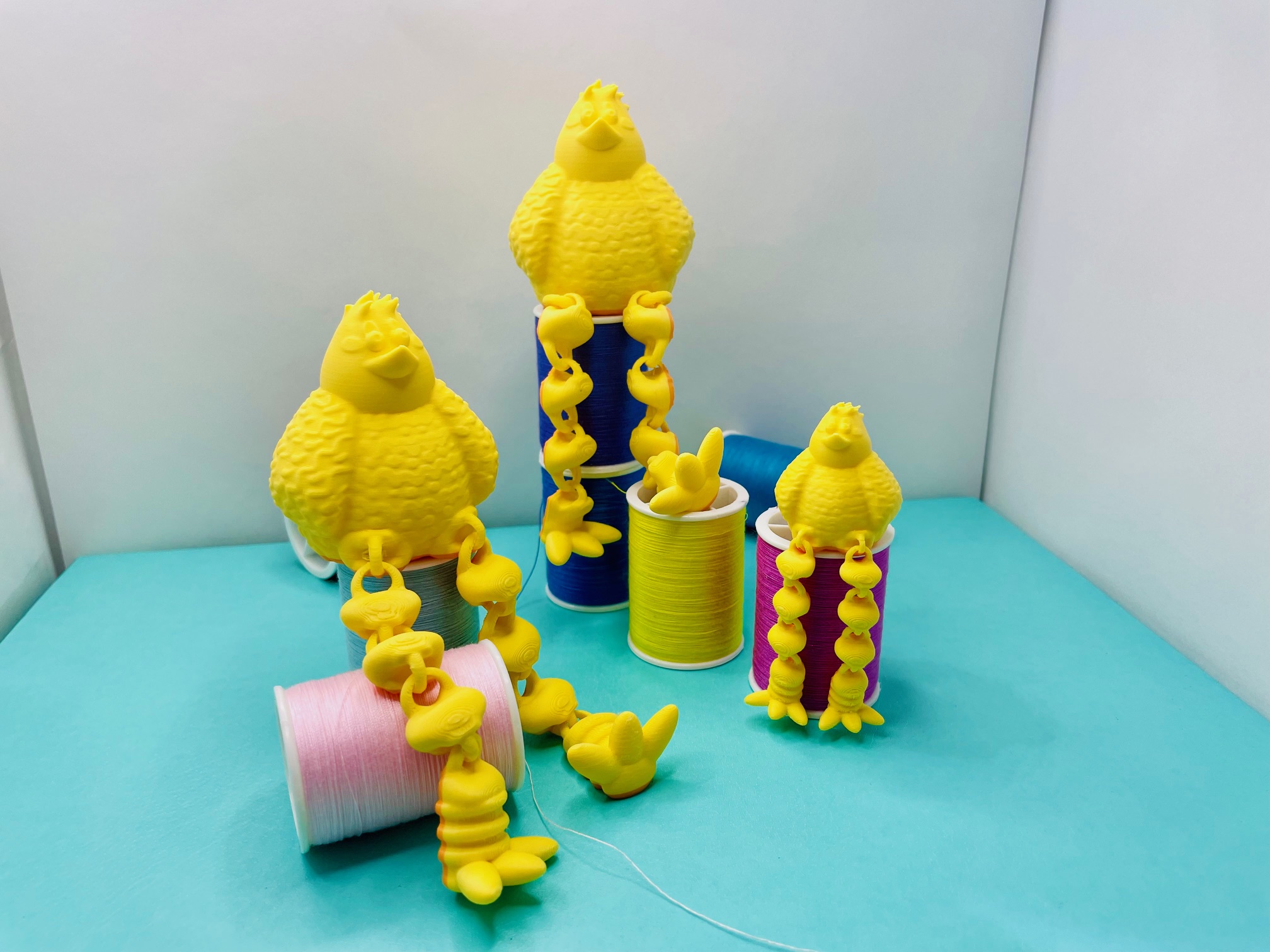 Flexi Leg Baby Chick by FunFam3D | Download free STL model | Printables.com
