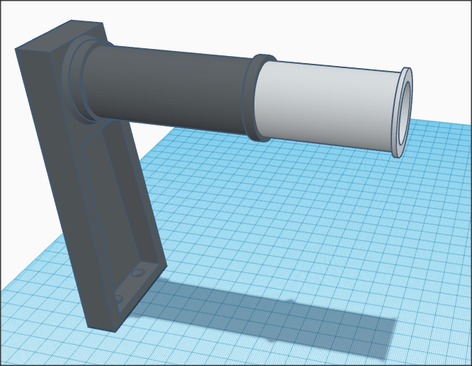 Filament Holder Extension Tube by GrayMatterMaker | Download free STL ...