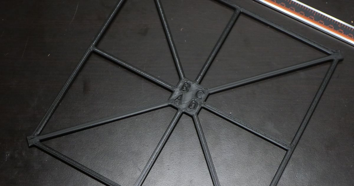 Larger Skew Calibration Square by m00dawg | Download free STL model ...