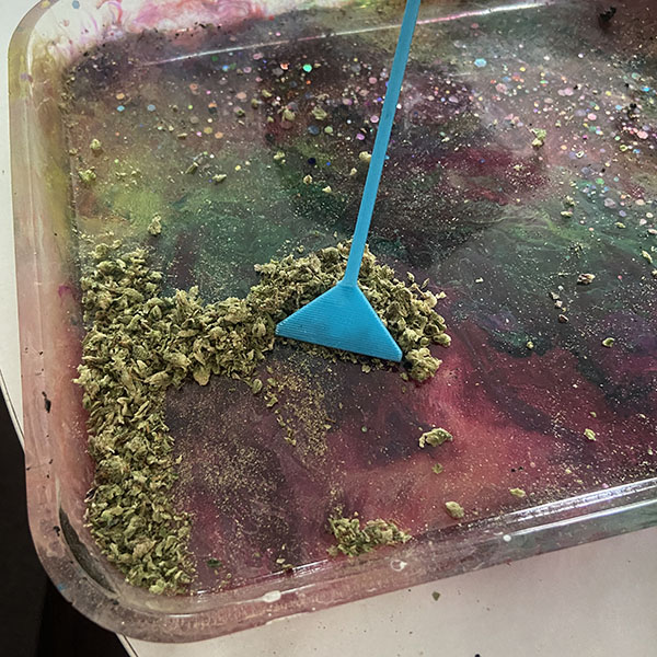 Miniature Flat Rake, Herb Tidy Tool, Tiny Rake for Smoking Tray Cleanup ...