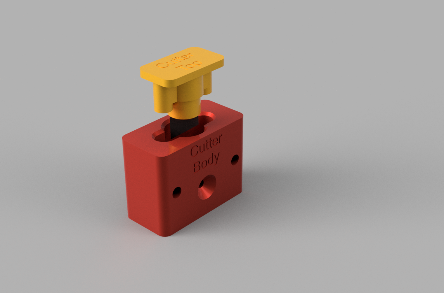 Filament Cutter 45° Remix by 3Dsigner | Download free STL model ...