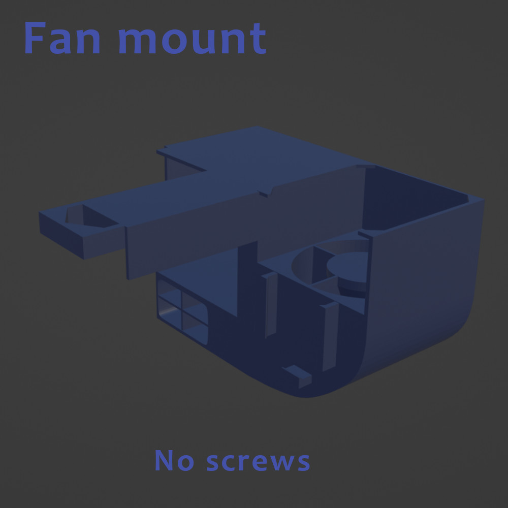 Creality Sprite 40mm Quiet Fan Adapter by Janovich | Download free STL model | Printables.com