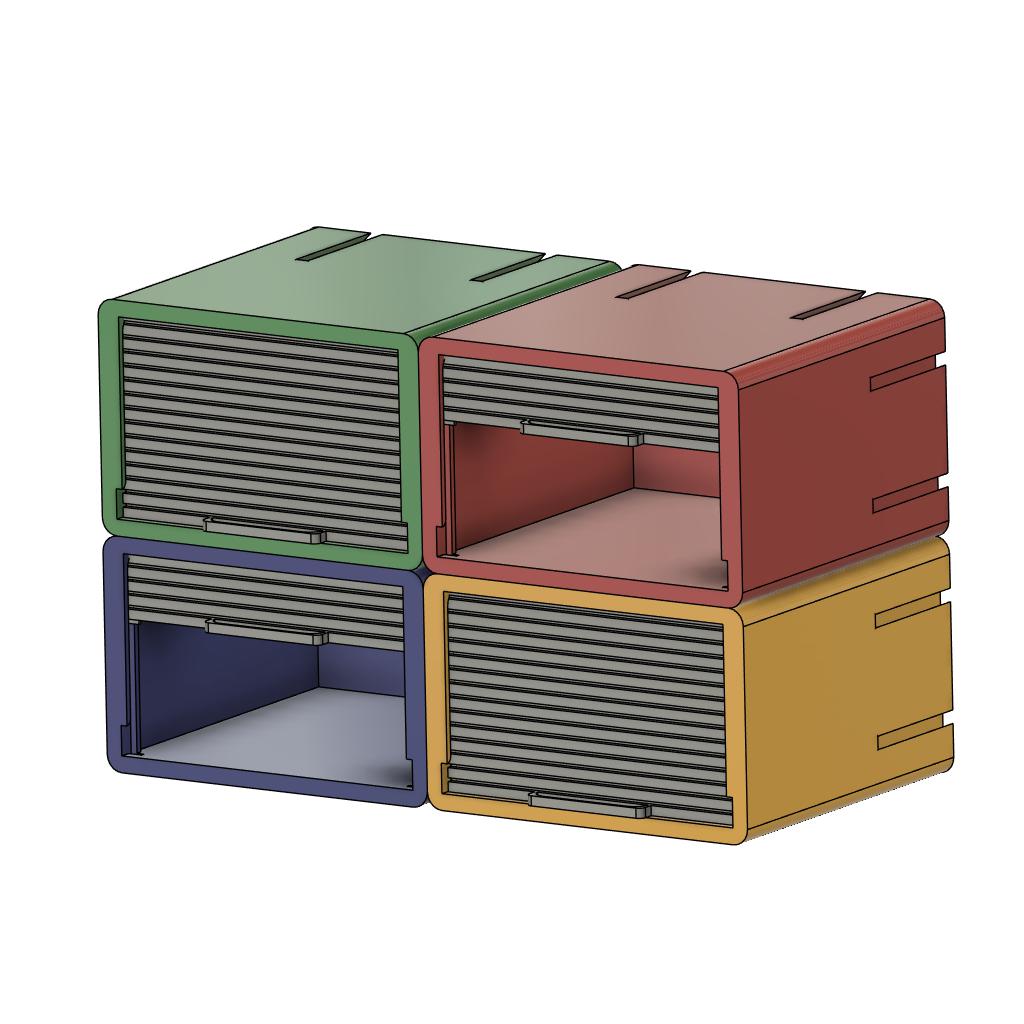 (Stackable Series) - Shutter Box by TriDee Design | Download free STL ...