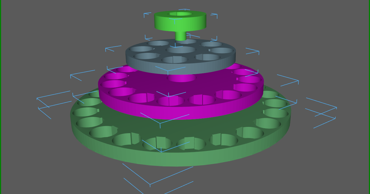 Rotating Clipper lighter display by deaxx123 | Download free STL model ...