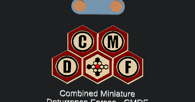 CMDF Badge by Vendicar Decarian | Download free STL model | Printables.com