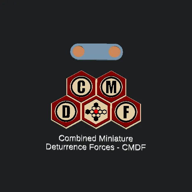 CMDF Badge by Vendicar Decarian | Download free STL model | Printables.com