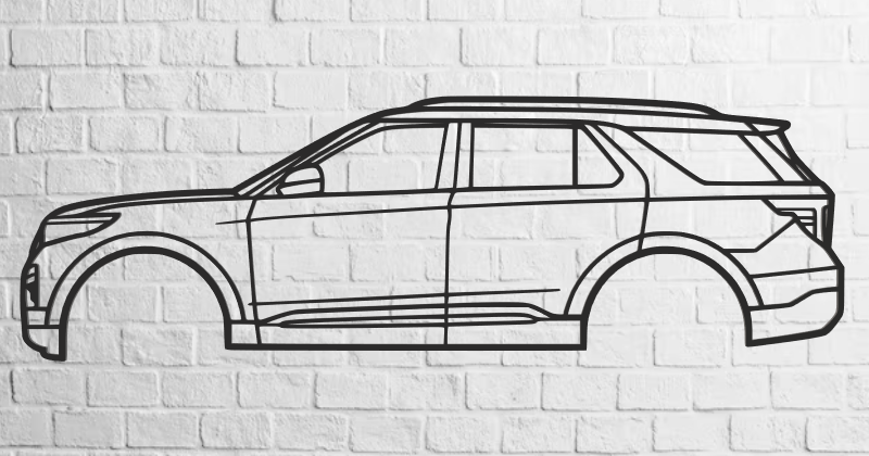 2020+ Ford Explorer 2D art by FinnKje | Download free STL model ...