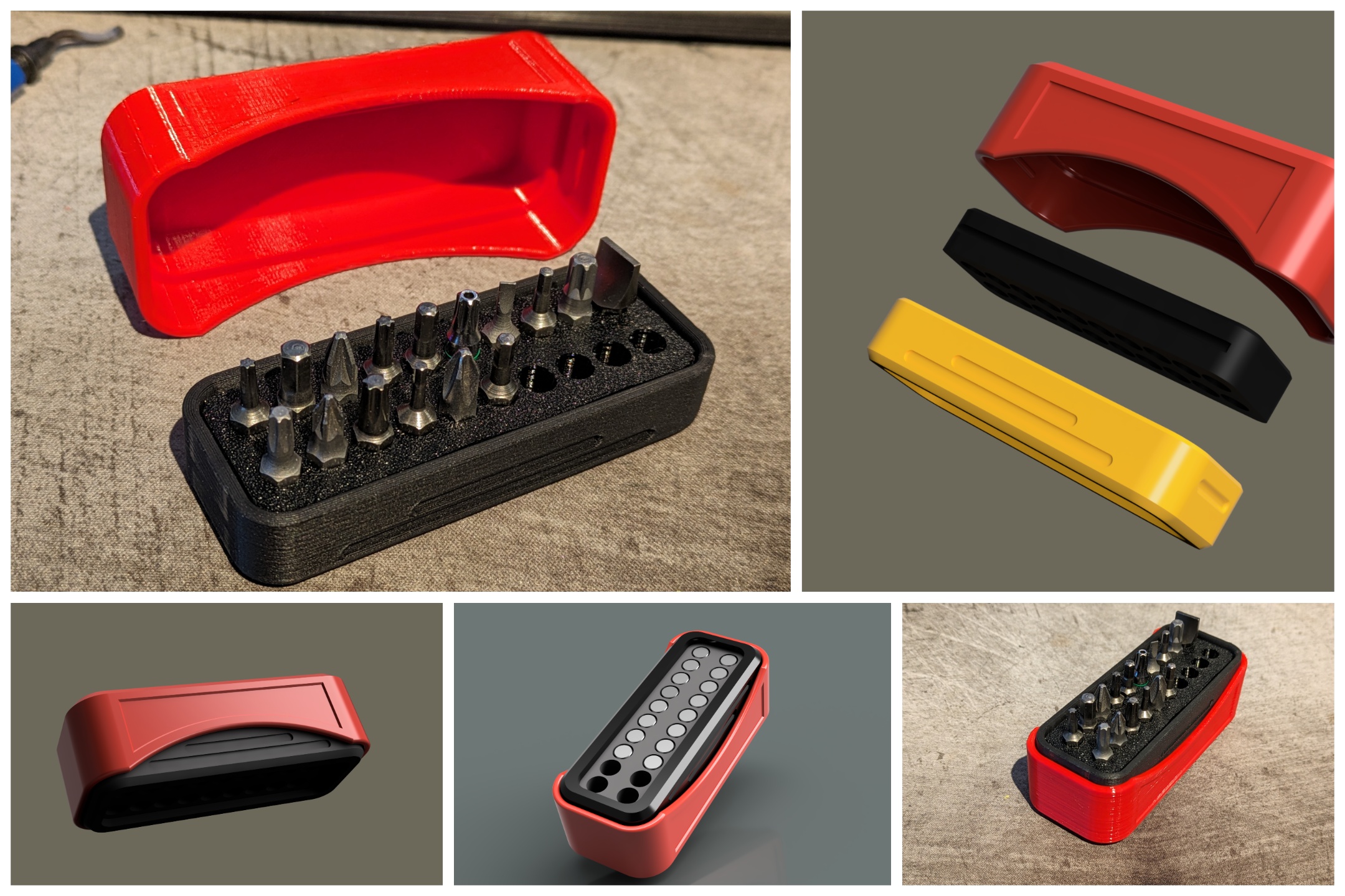 Compact Screwdriver bit box by Elothan | Download free STL model ...
