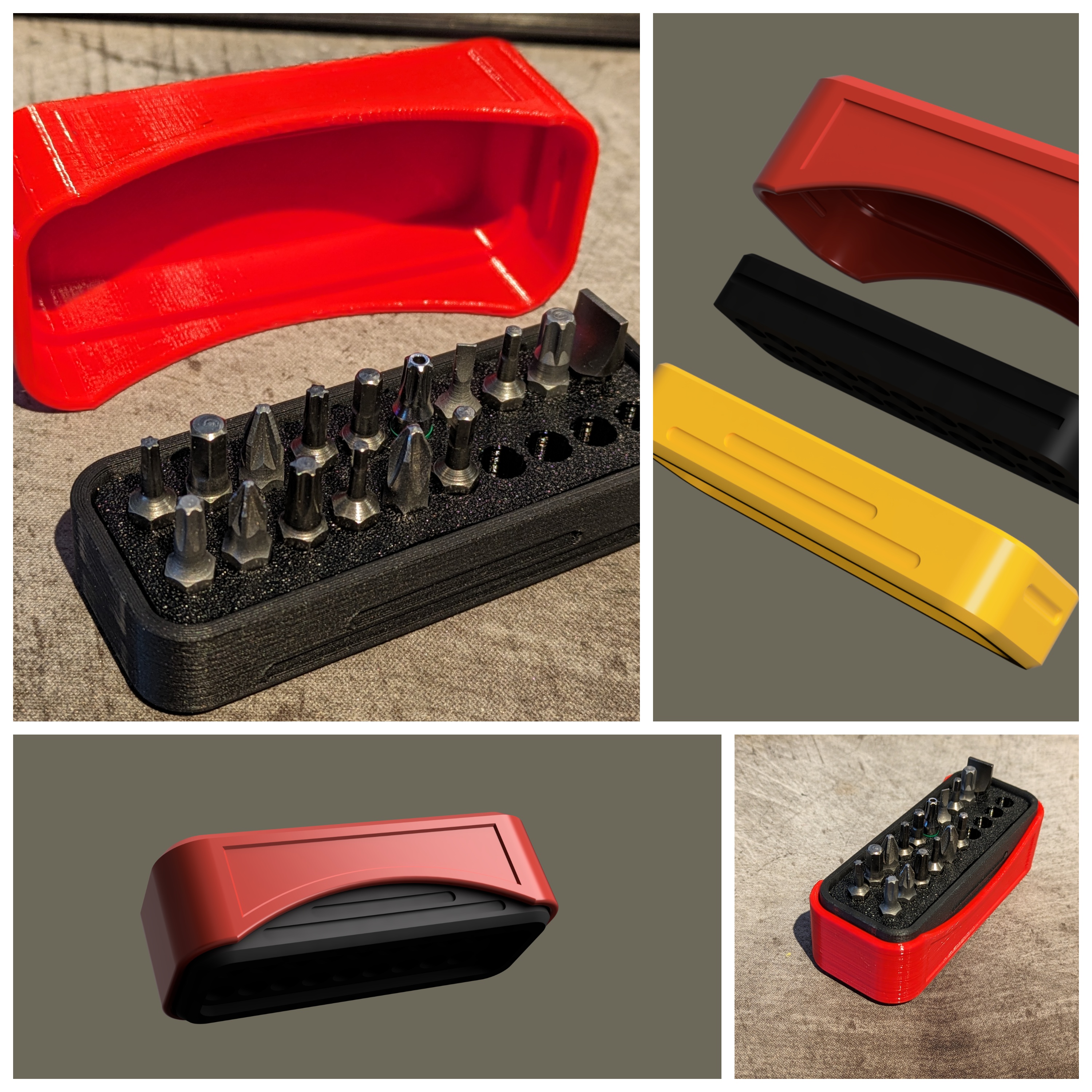 Compact Screwdriver bit box by Elothan | Download free STL model ...