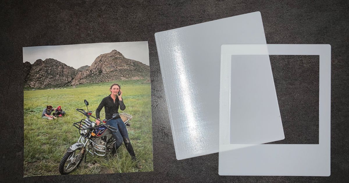 Polaroid frame by Giuseppe Alberti | Download free STL model ...