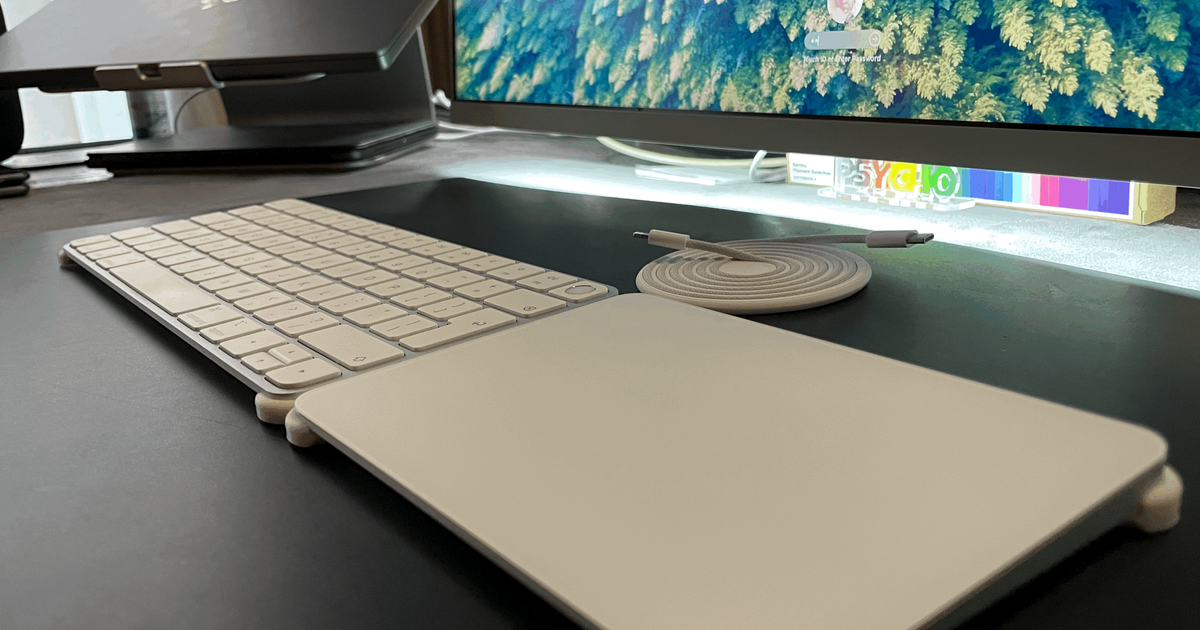 Magic Keyboard & TrackPad holder by ouweRammer | Download free STL ...