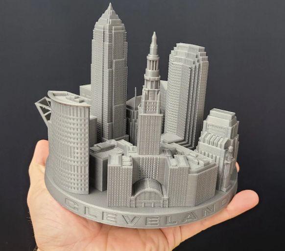 Cleveland Skyline by Honky-Tonk One | Download free STL model ...
