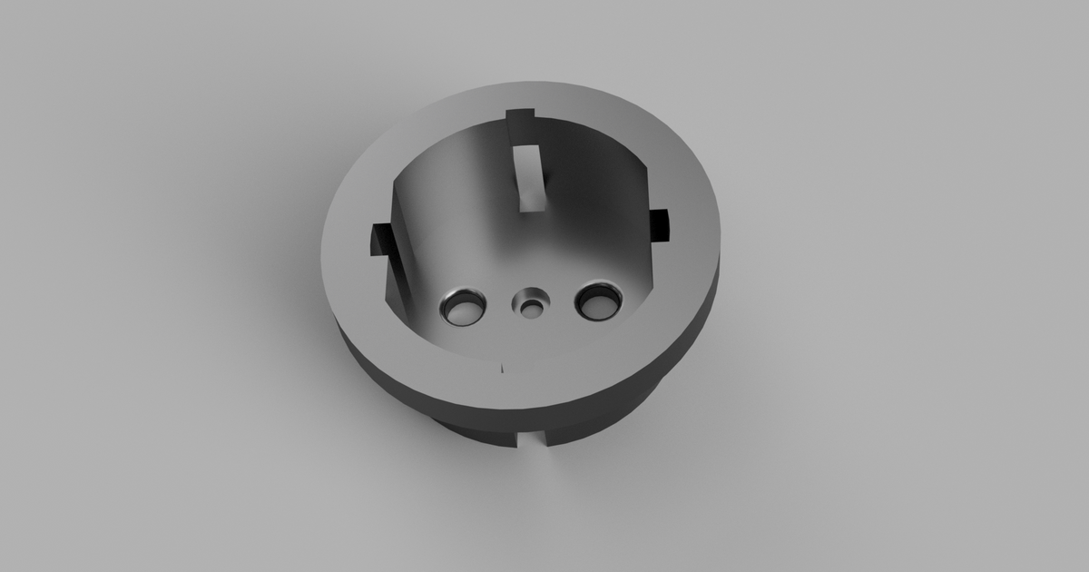 Schneider Renova single socket by Otto | Download free STL model ...