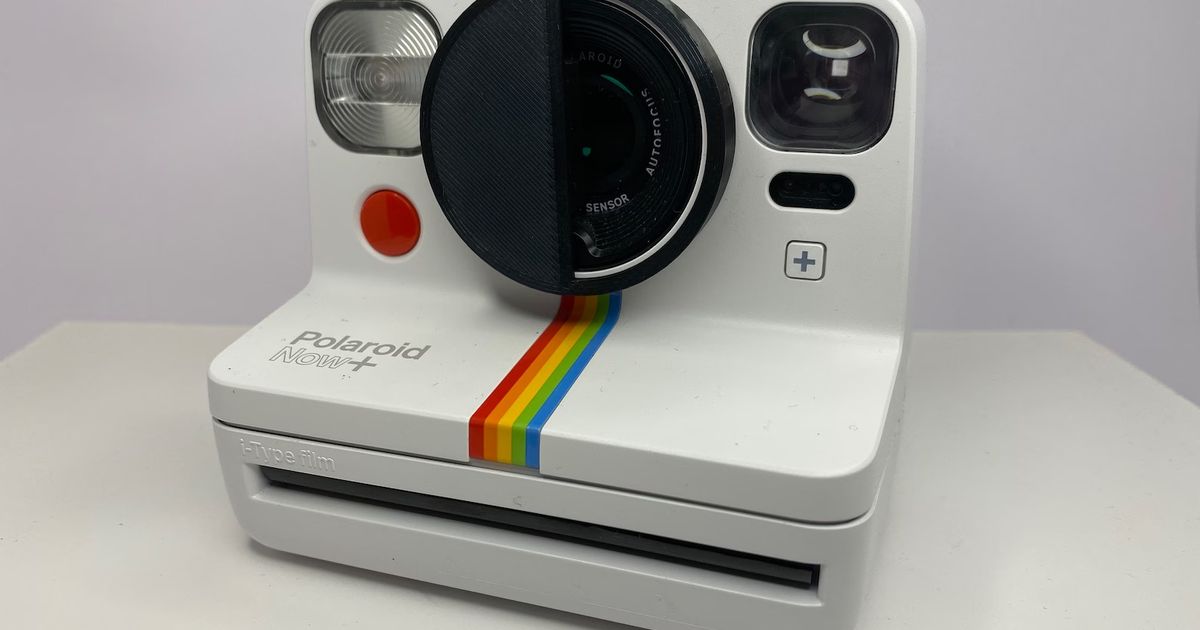 Polaroid Now Lens Splitter by Giuseppe Alberti | Download free STL ...