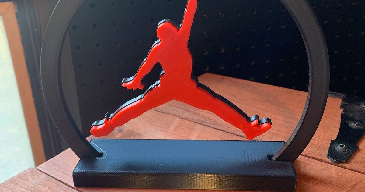Jordan "Jumpman" Logo Desk Sign by Evander1033 | Download free STL ...