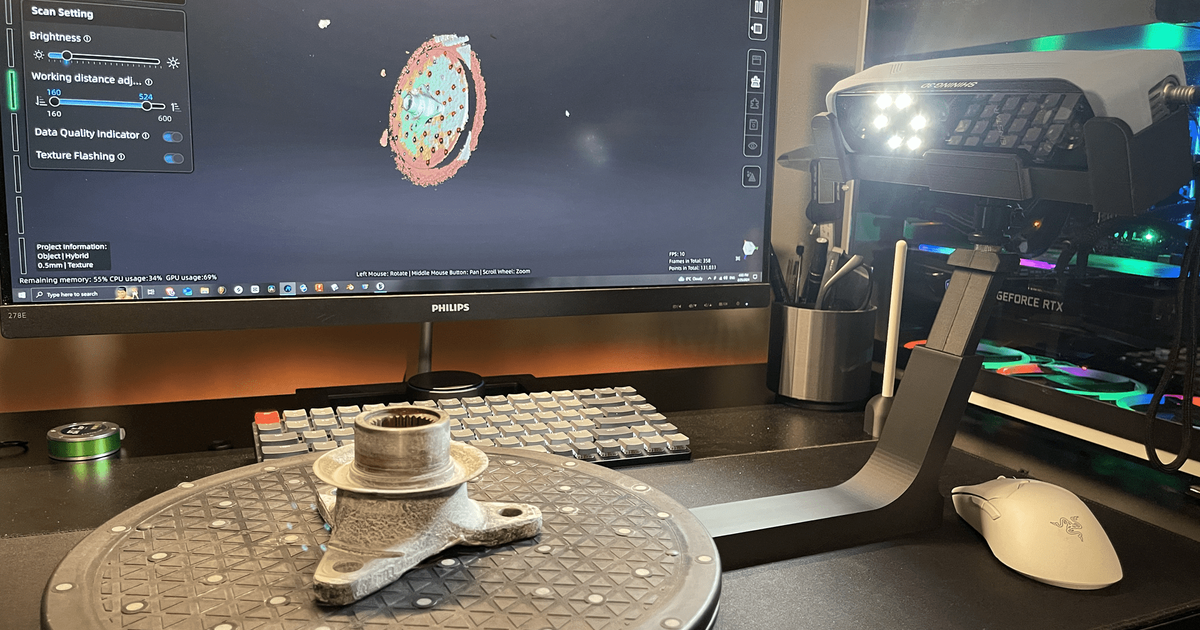 Einstar 3D Scanner Stand by NRTHLABS™ | Download free STL model | Printables.com