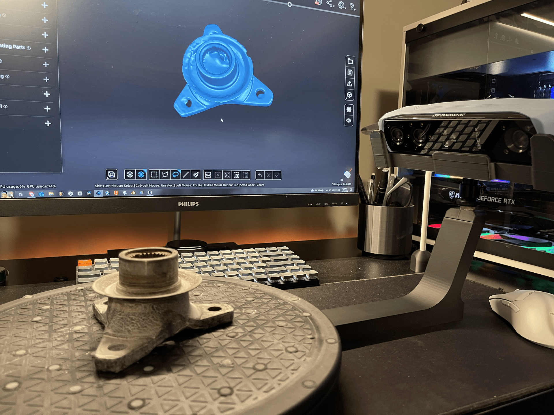 Einstar 3D Scanner Stand by NRTHLABS™ | Download free STL model ...