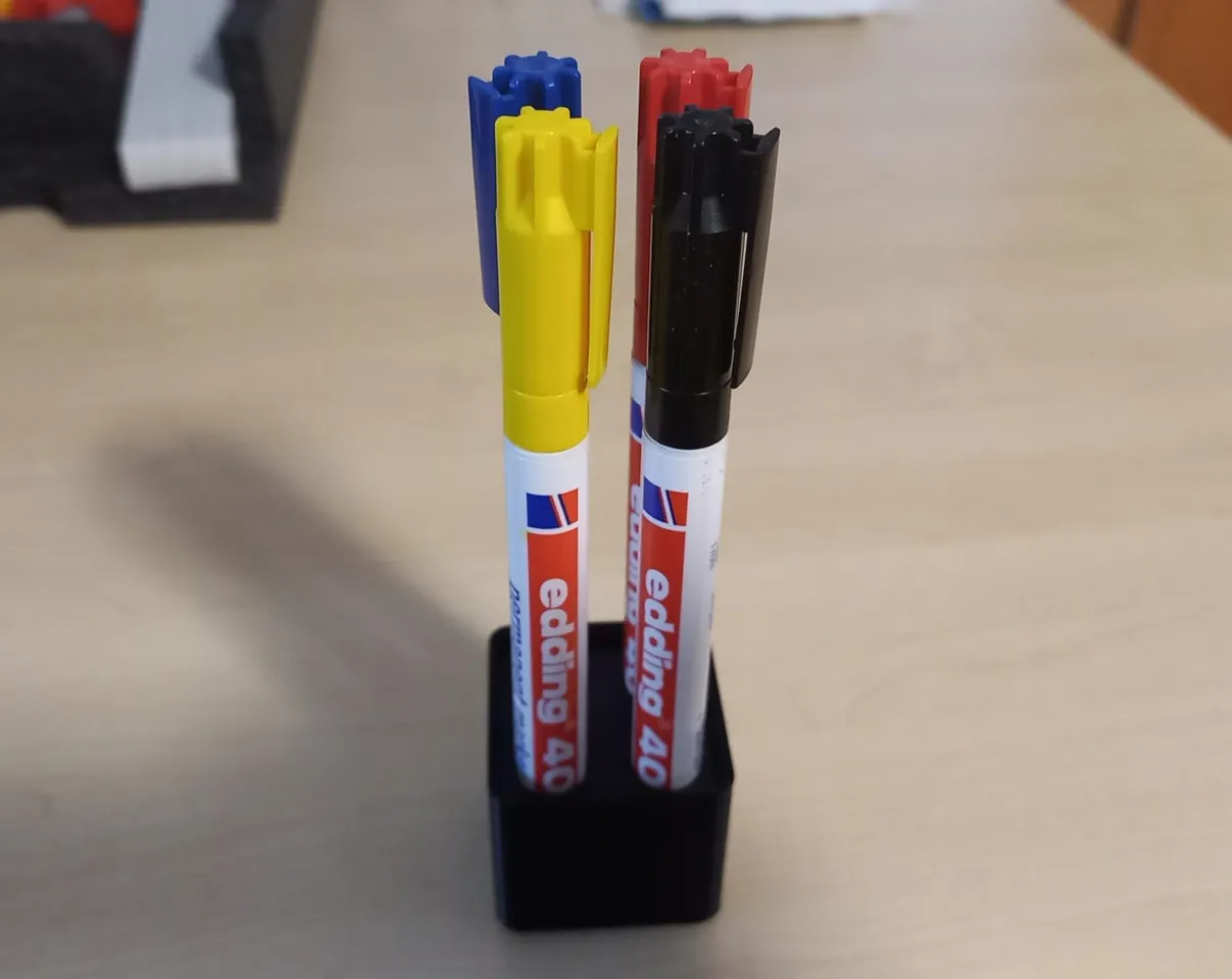 Gridfinity Edding 400 Holder by Ubuntu Final | Download free STL model ...