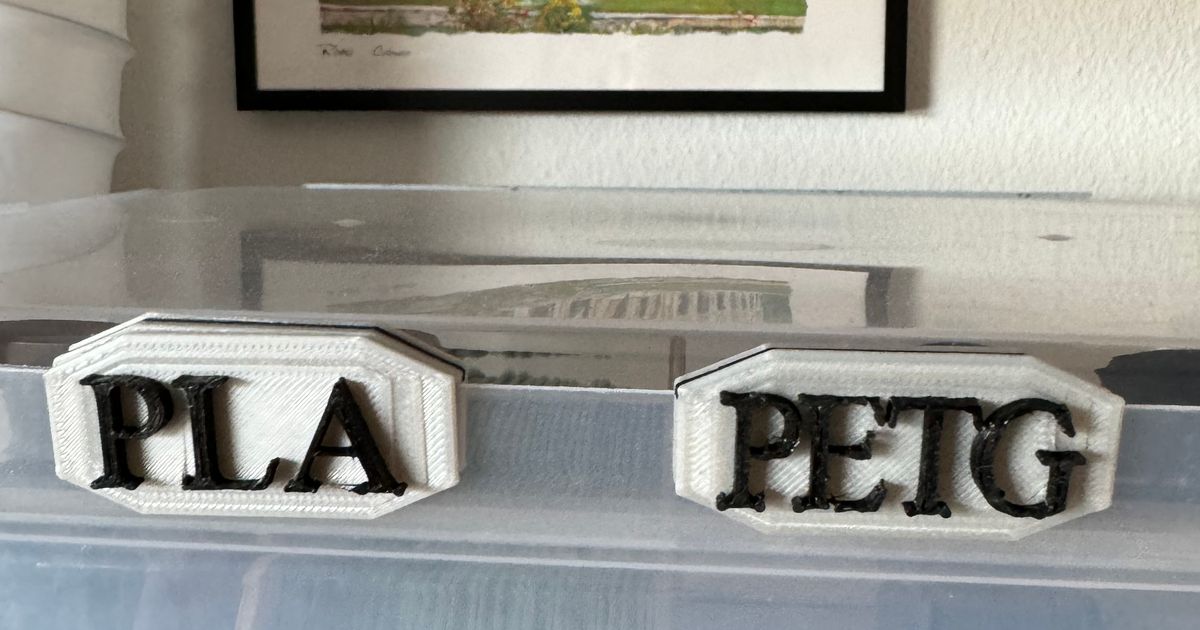 PLA/PETG sign by Andreas Bauditz | Download free STL model | Printables.com