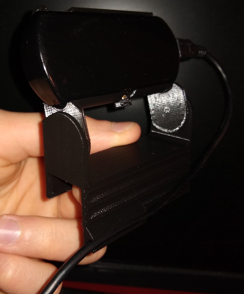 A4Tech pk-980h webcam monitor mount by Cancerix1700 | Download free STL ...