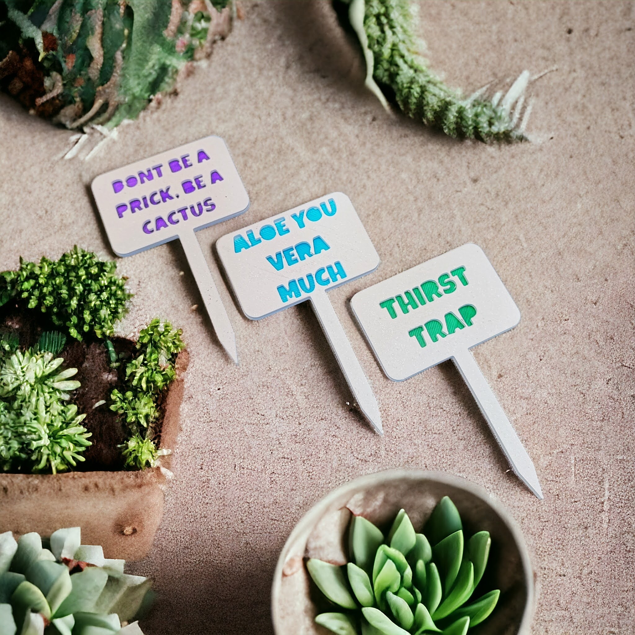 Plant Signs by Ascended Forge | Download free STL model | Printables.com