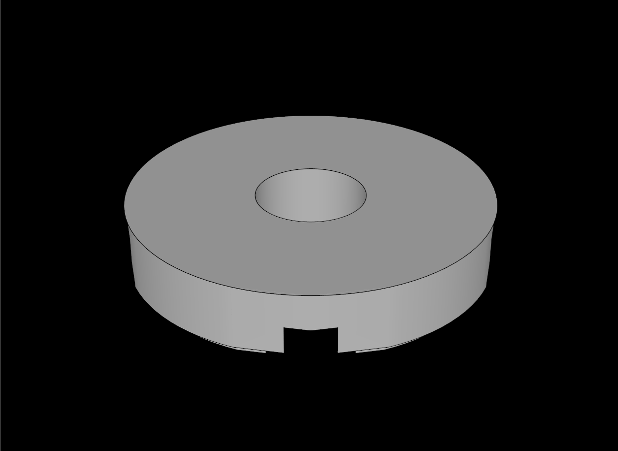 Lego Compatible (15535.dat) Tile 2 x 2 Round with Hole by thall72 ...