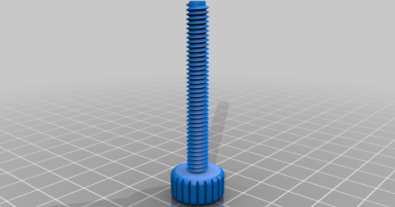 Longer screw for larger phones by bud1776 | Download free STL model ...