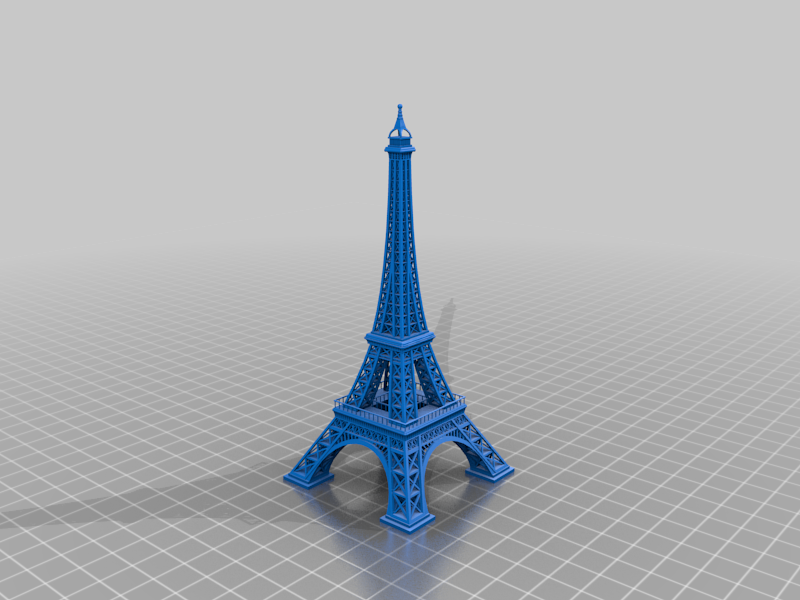 Eiffel tower NO SUPPORTS por fabio | Descargar modelo STL gratuito ...