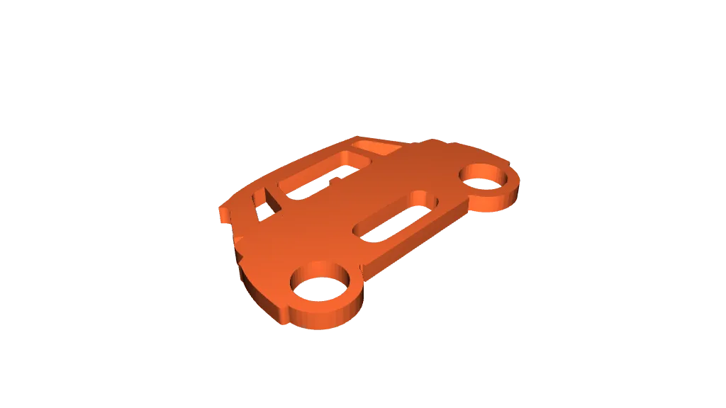Citroen Ami Key Tag - 3.75mm thick by Nigel Purkiss | Download free STL ...