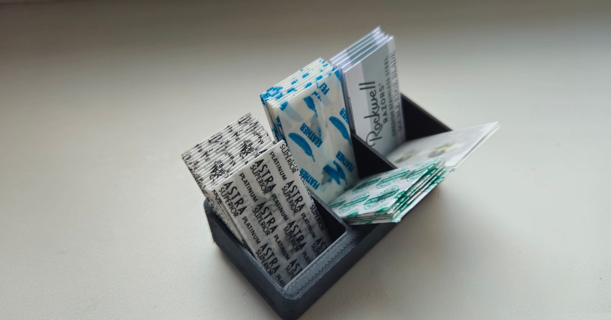 Gridfinity Razor Blade Bin by liborburda | Download free STL model ...