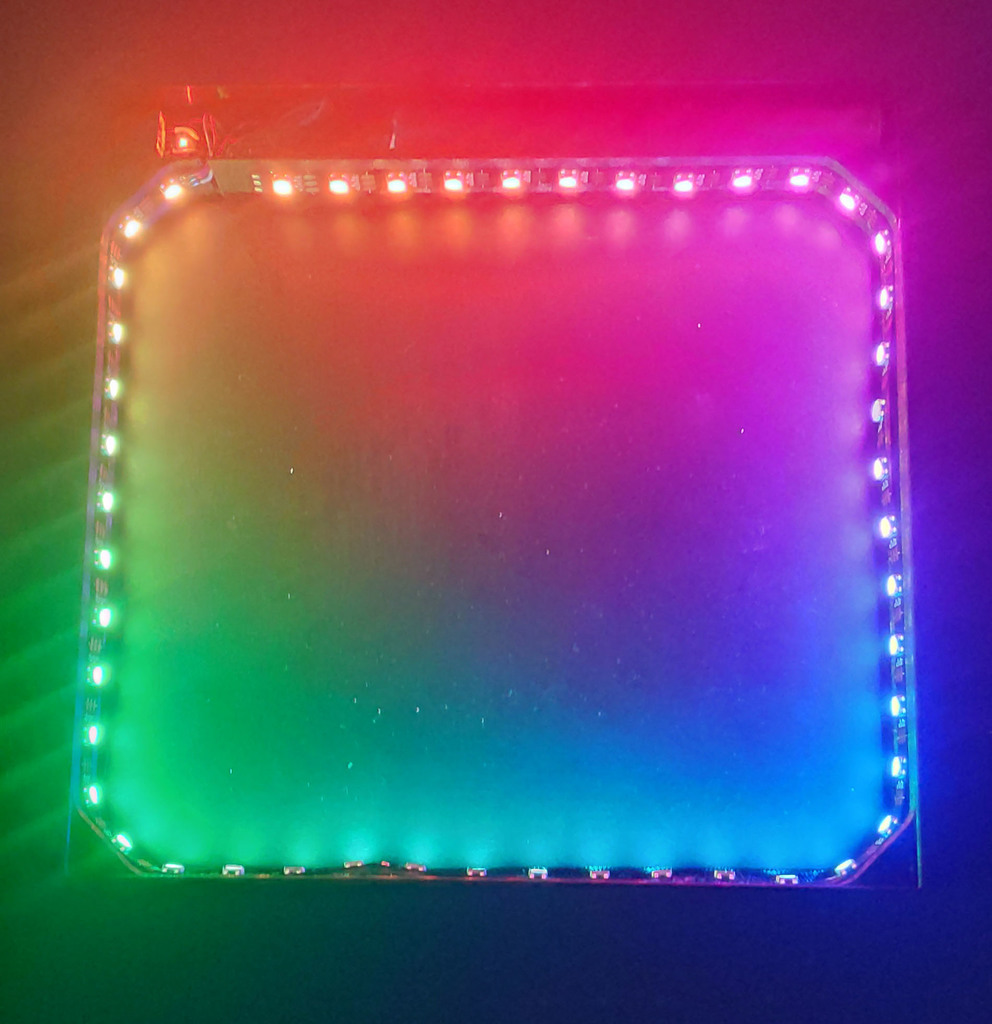 Neopixel RGB LED frame by Oxmstr | Download free STL model | Printables.com